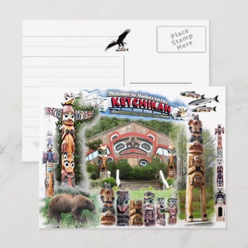 Ketchikan, Alaska Post Card | Zazzle