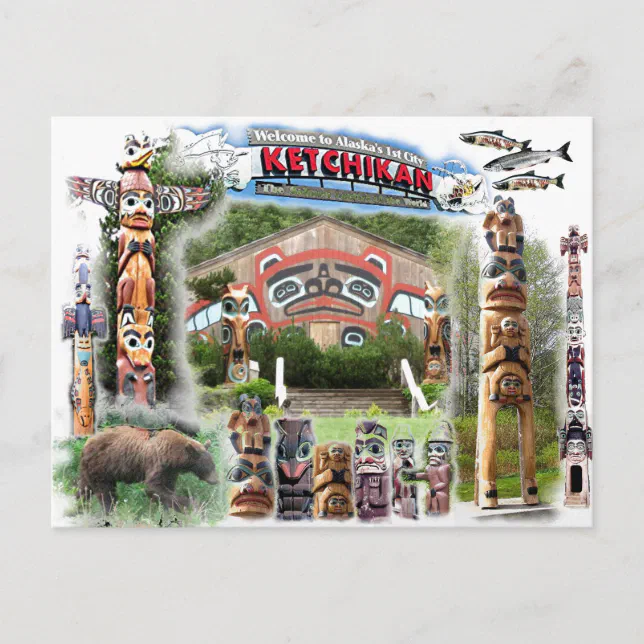 Ketchikan, Alaska Post Card | Zazzle