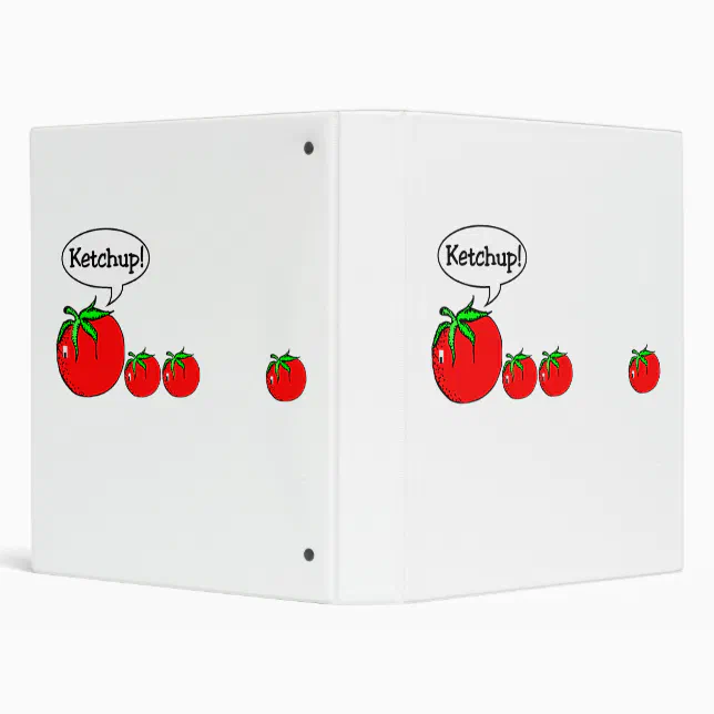 Ketchup Joke Binder | Zazzle