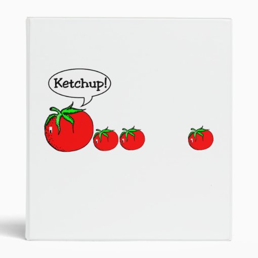Ketchup Joke Binder | Zazzle