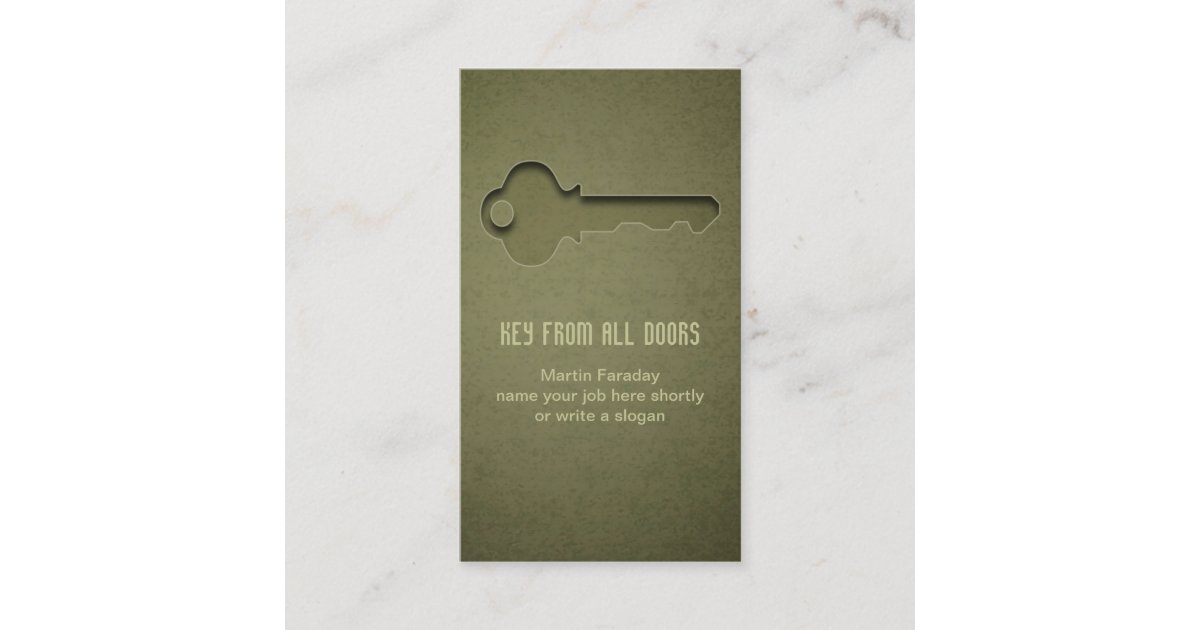 key business card | Zazzle