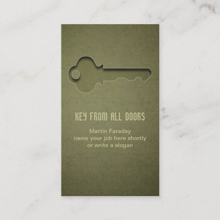 key business card | Zazzle