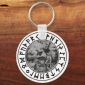 Key Chain Thor rune shield | Zazzle