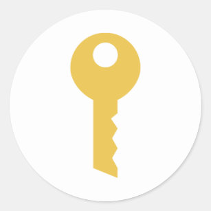 Lock And Key Stickers | Zazzle