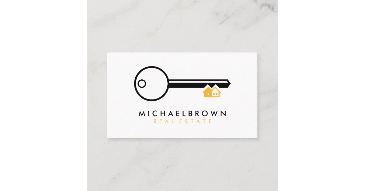 Key House Realtor architect Business Card | Zazzle