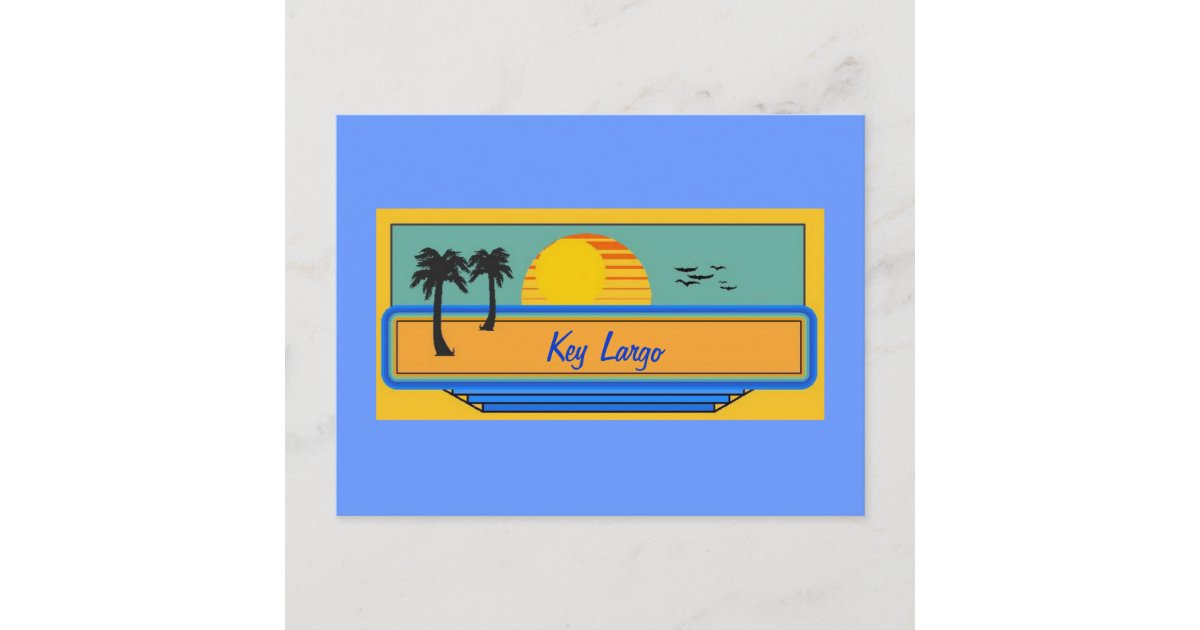 Key Largo Florida Postcard | Zazzle