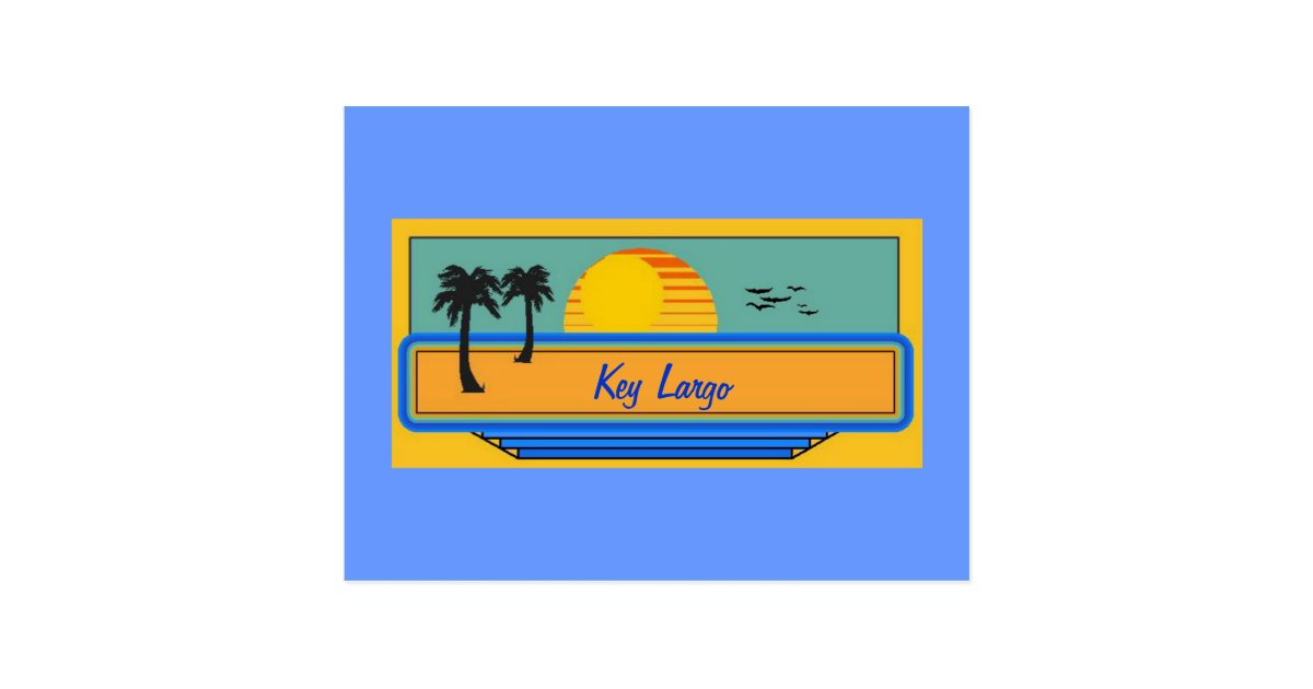 Key Largo Florida Postcard | Zazzle.com