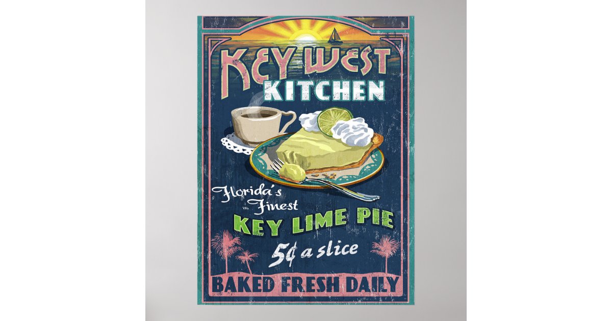 Key Lime Pie Poster | Zazzle