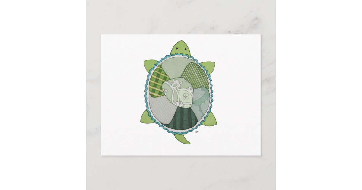 Key Lime Turtle Postcard | Zazzle