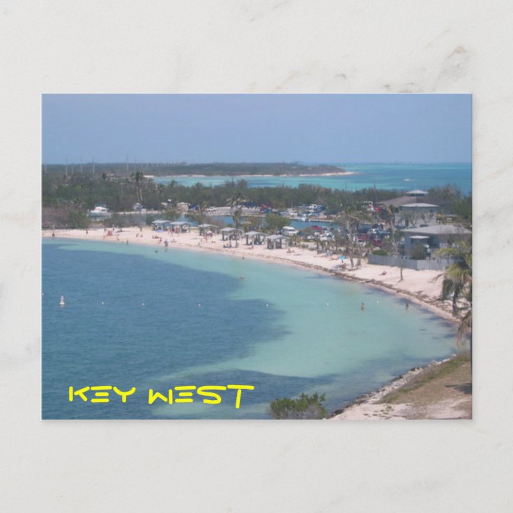 Key West Beach Postcard | Zazzle