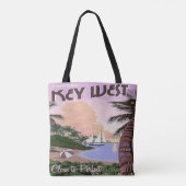 Key West Florida Travel Tote bag Beach Vacation | Zazzle