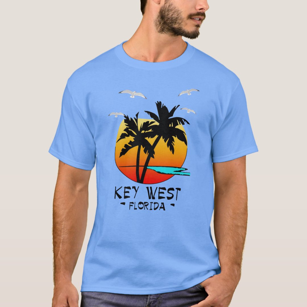 KEY WEST FLORIDA TROPICAL DESTINATION T-Shirt | Zazzle