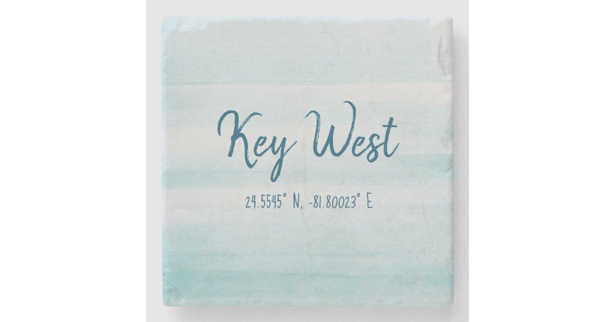 Key West Stone Coaster | Zazzle