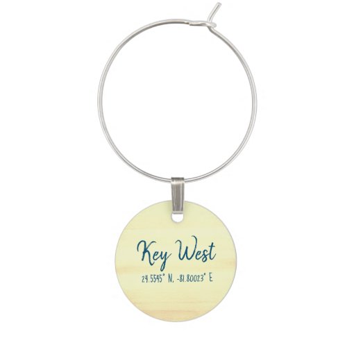 Key West Wine Charms | Zazzle