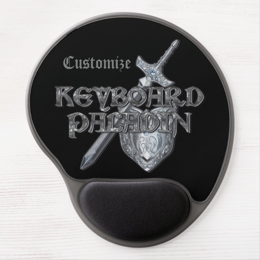 Keyboard Paladin MMORPG Mouse Pad | Zazzle