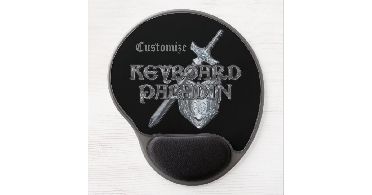 Keyboard Paladin MMORPG Mouse Pad | Zazzle