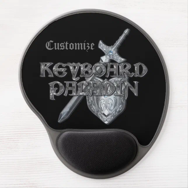Keyboard Paladin MMORPG Mouse Pad | Zazzle