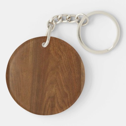 KEYCHAIN KEYCHAINS double sided ADD text photo DIY | Zazzle