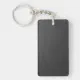KEYCHAIN KEYCHAINS double sided ADD text photo DIY | Zazzle