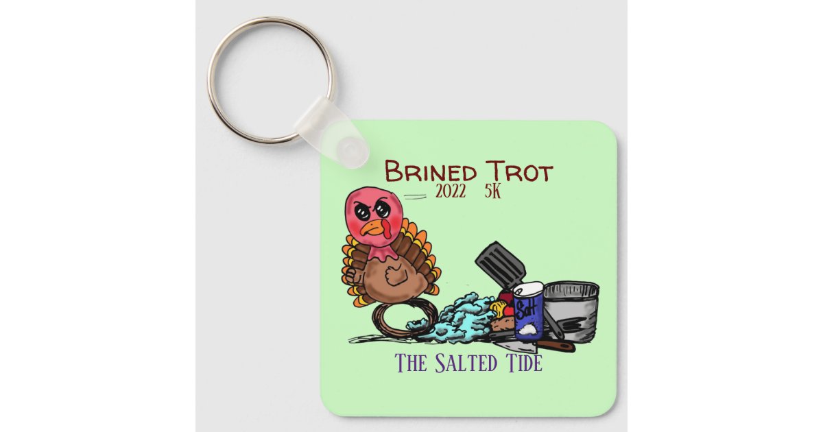 Keychain Medal Brined Trot 5k | Zazzle