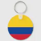 Keychain with Flag of Colombia | Zazzle