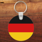 Keychain with Flag of Germany | Zazzle