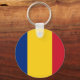 Keychain with Flag of Romania | Zazzle