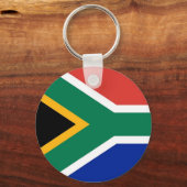Keychain with Flag of South Africa | Zazzle