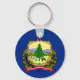 Keychain with Flag of Vermont State | Zazzle