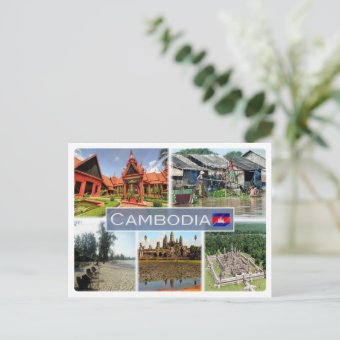KH Cambodia - Postcard | Zazzle