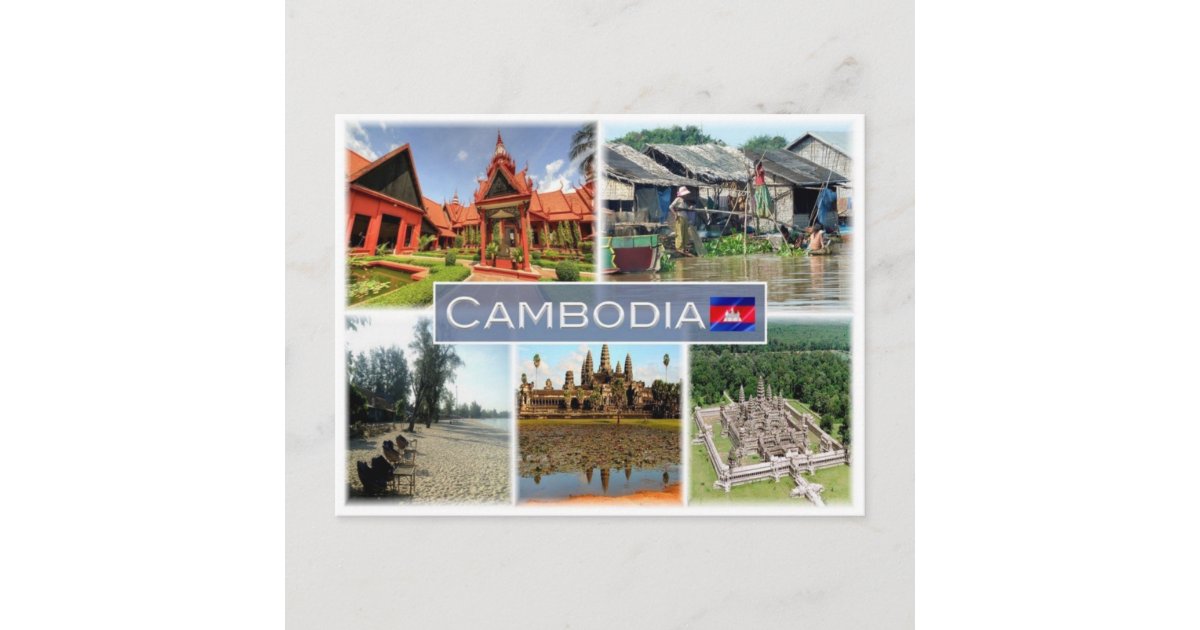 KH Cambodia - Postcard | Zazzle.com