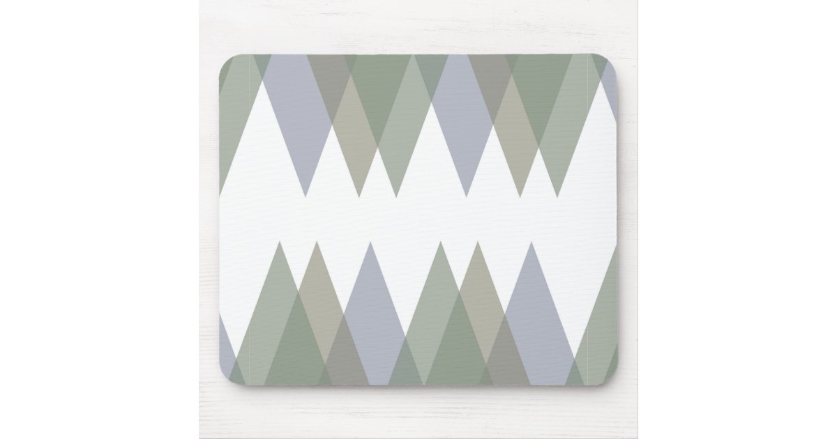 Khaki triangles mouse pad | Zazzle