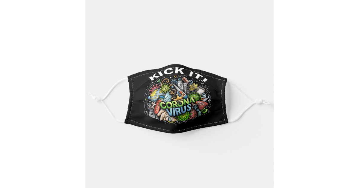 Kick It Face Mask | Zazzle