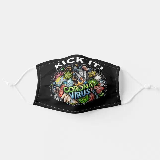 Kick It Face Mask | Zazzle