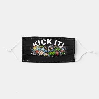 Kick It Face Mask | Zazzle
