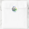 Kick It Soccer Ball Stickers | Zazzle