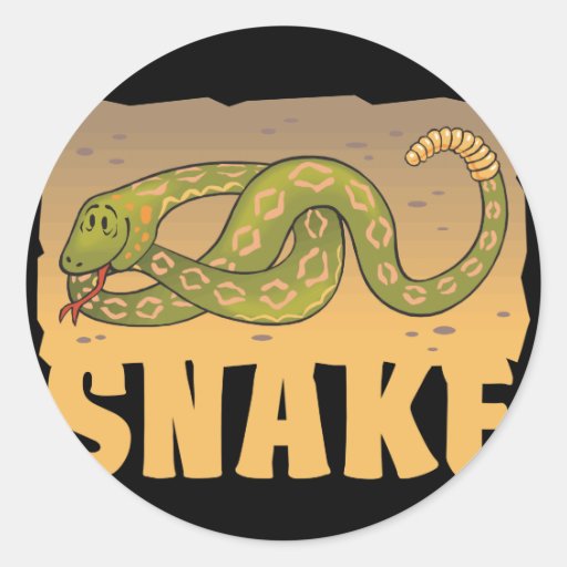 Kid Friendly Snake Stickers | Zazzle