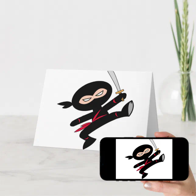 KID NINJA! CARD | Zazzle