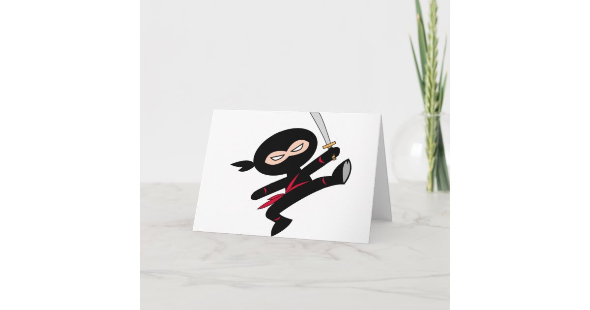 KID NINJA! CARD | Zazzle