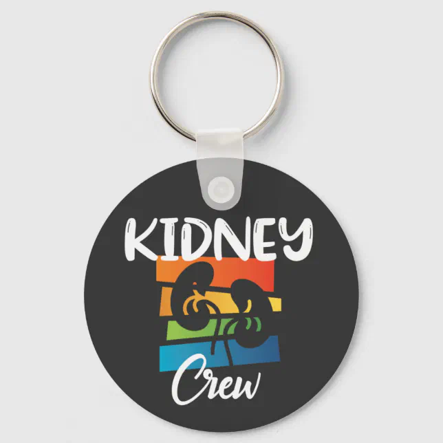 Kidney Crew Dialysis Nurse Nephrology Kidney Squad Keychain | Zazzle