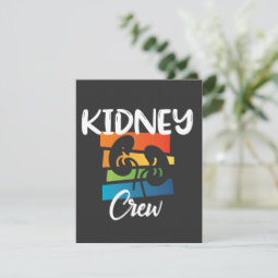 Kidney Crew Dialysis Nurse Nephrology Kidney Squad Thank You Card | Zazzle