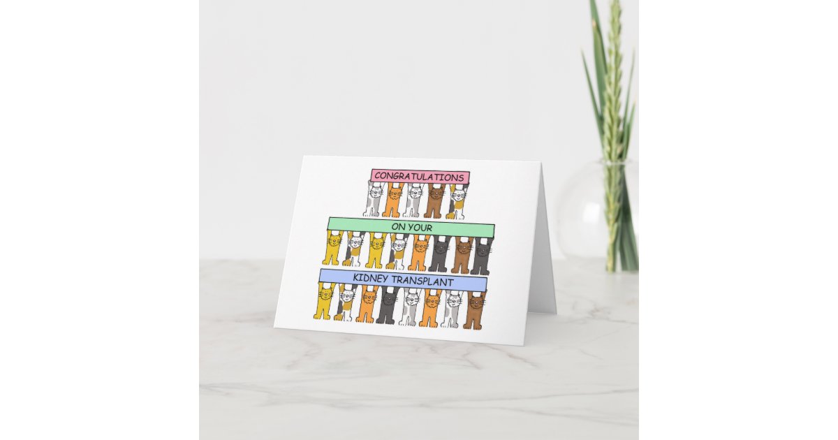 Kidney Transplant Congratulations Card | Zazzle