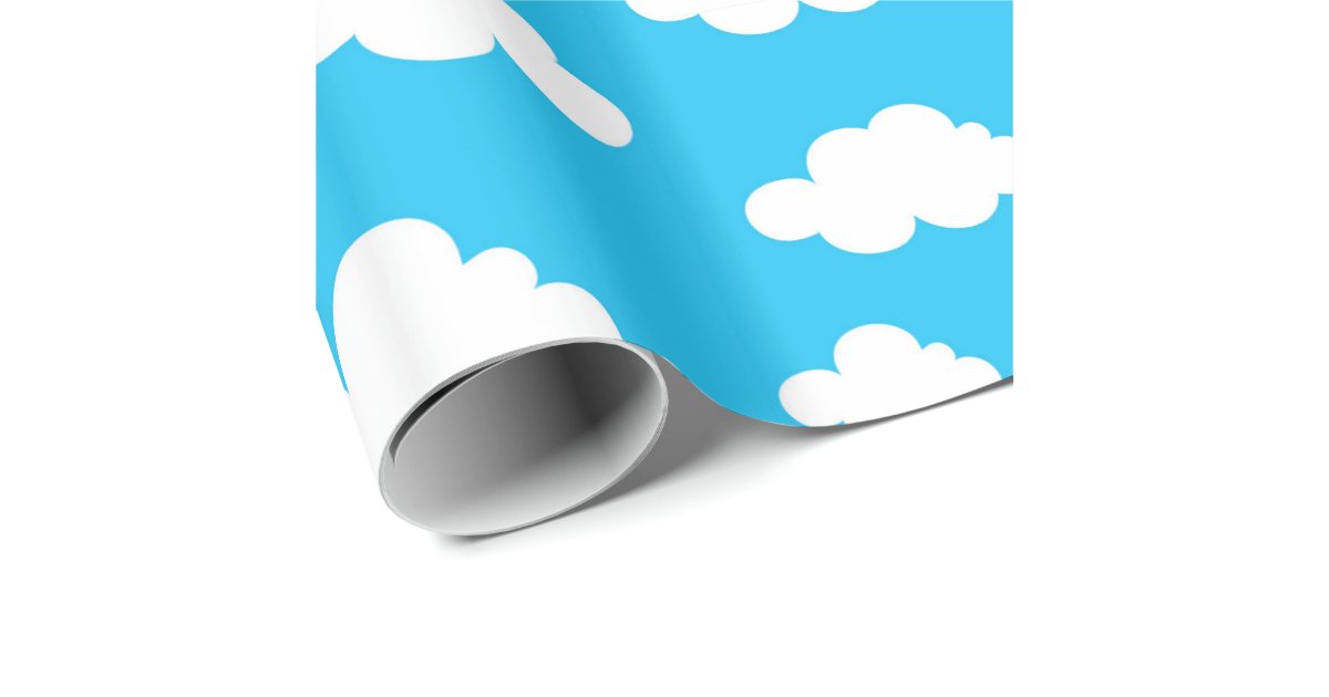 Kids And Clouds Wrapping Paper | Zazzle
