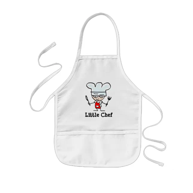 Kids apron for little chef cook | Customizable | Zazzle