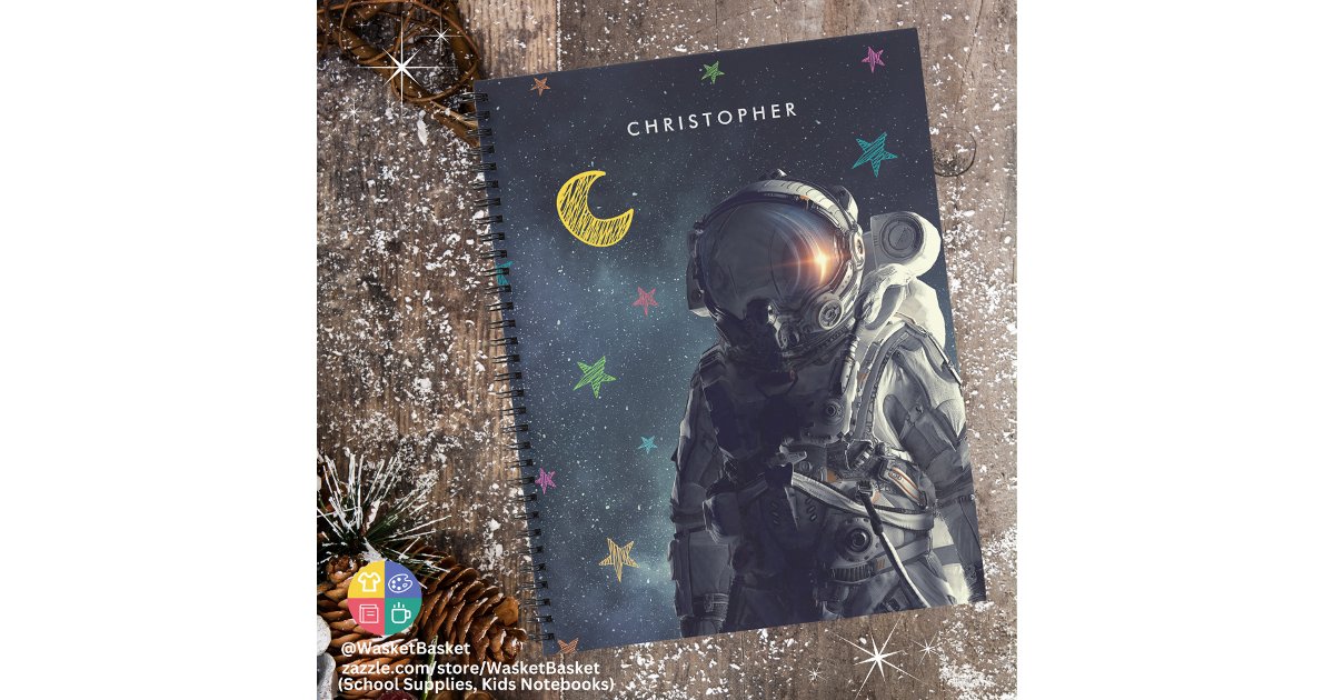 Kids Astronaut Notebook | Zazzle