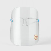 KIDS - Baseball w Initial Face Shields | Zazzle