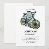 Kids Bike BMX Party. Racing adventure boy birthday Invitation | Zazzle