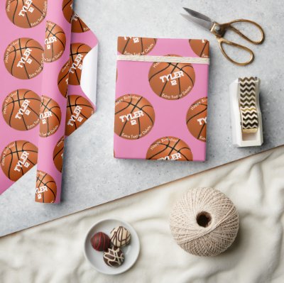 Basketball Gift Wrap & Wrapping Paper for Hoops Fans