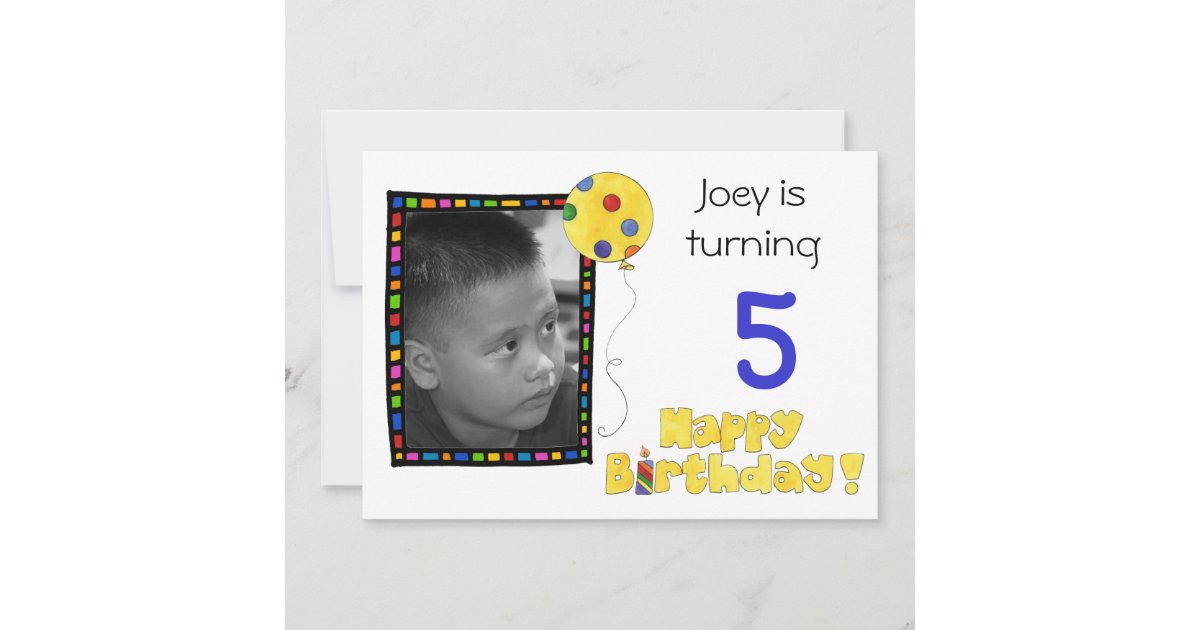 Kids Birthday Party Invitation | Zazzle