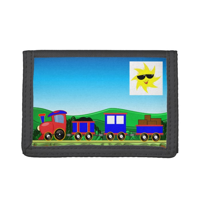 KIDS BOYS WALLET, TRAIN WALLET | Zazzle.com